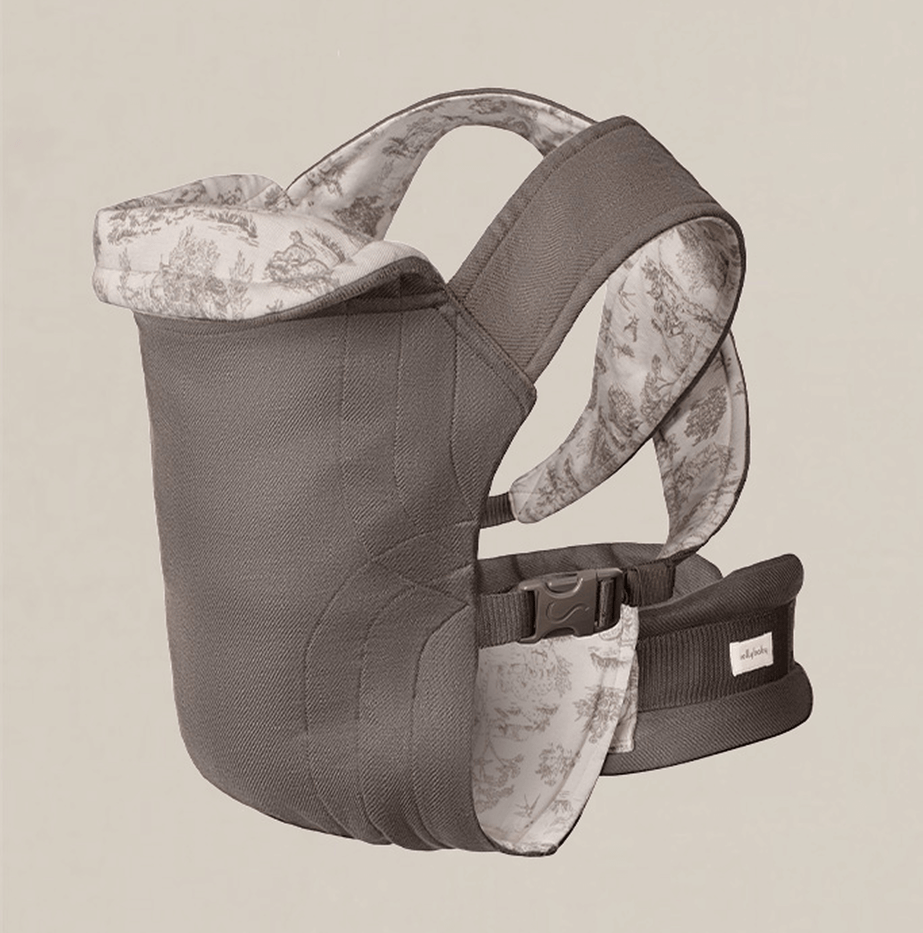 Almondine Chequer Soft Baby Carrier | The Soft Carrier by Solly Baby