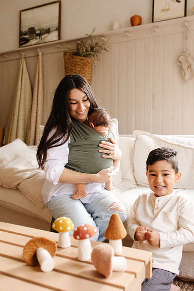 Basil Baby Wrap | Green Baby Carrier | Solly Baby