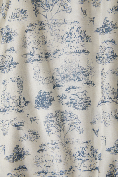 Bleu Toile Crib Sheets, Fitted, Soft TENCEL™ Modal Fabric – Solly Baby