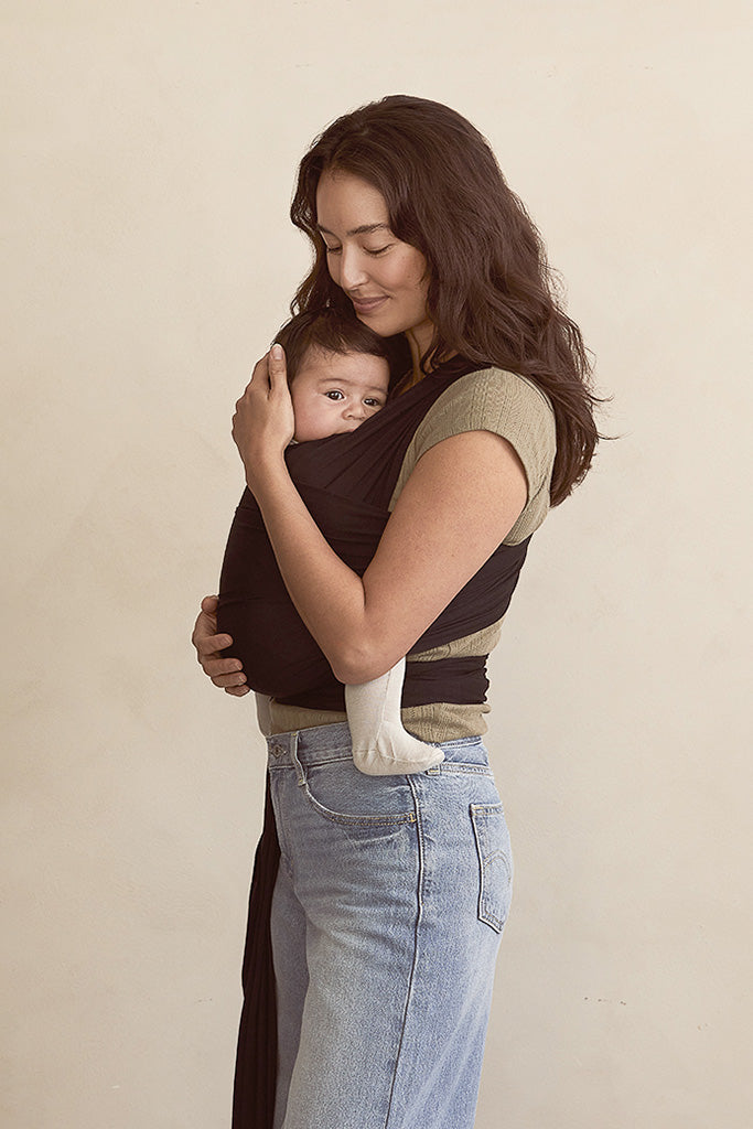 Solly Baby Wrap in Black – Soft & Breathable Newborn Wrap Carrier