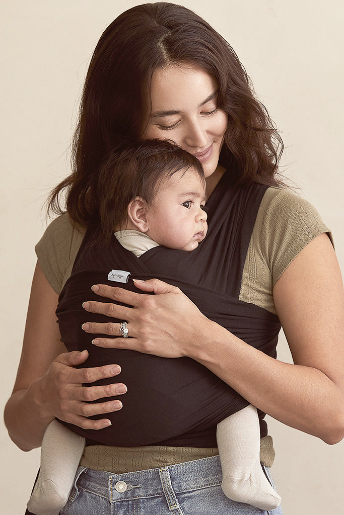 Solly Baby Wrap in Black – Soft & Breathable Newborn Wrap Carrier