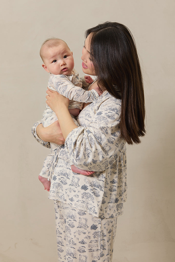 Bleu Toile Women’s Sleep Set – Solly Baby