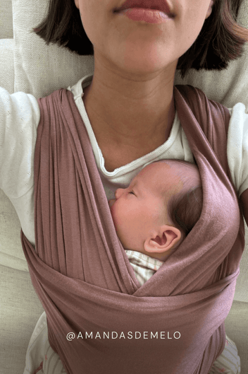 Solly Baby Wrap in Cottage Rose – Soft & Breathable Newborn Wrap Carrier